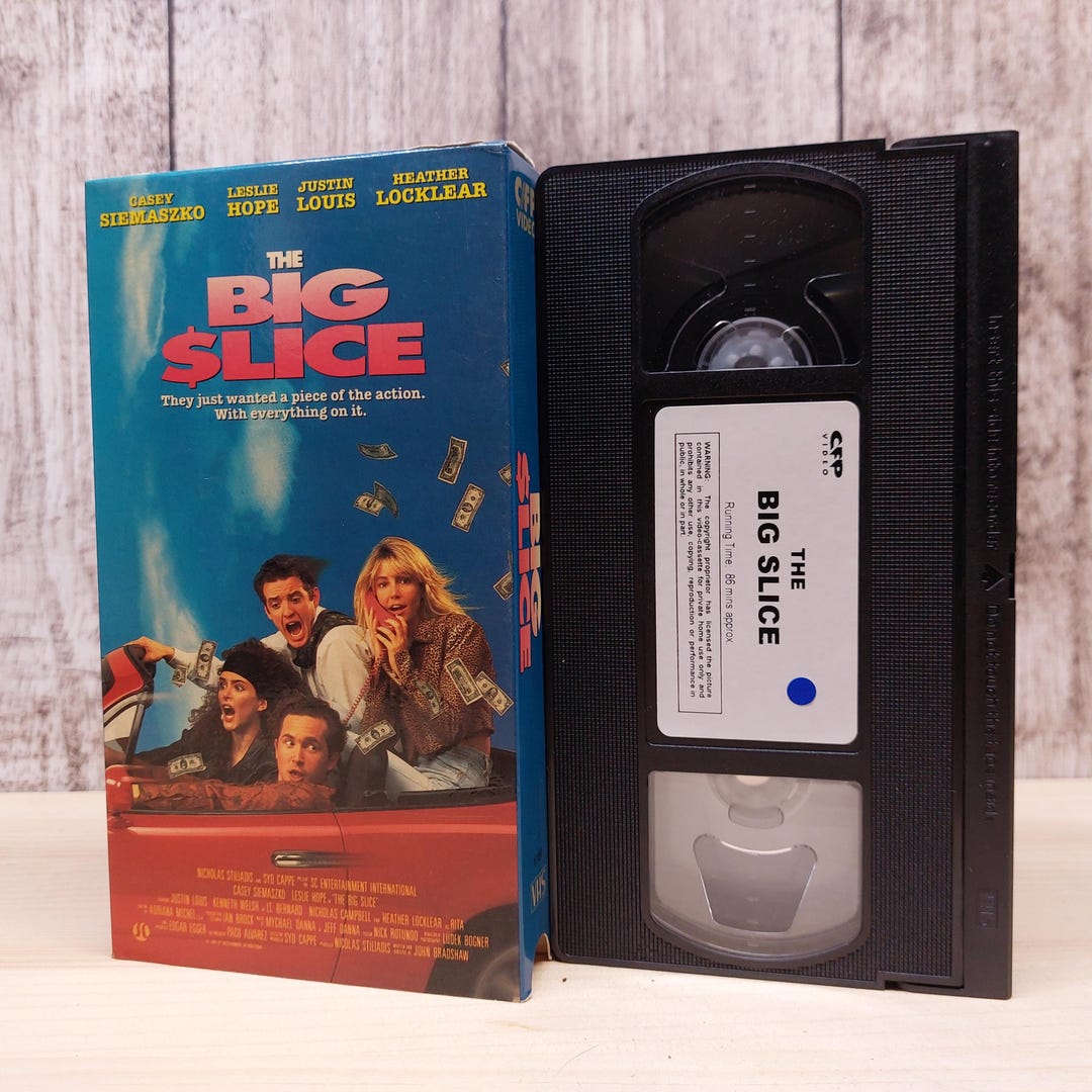 The Big Slice (1991) | Used VHS Tape | Classic Movie Collectible - Etsy UK