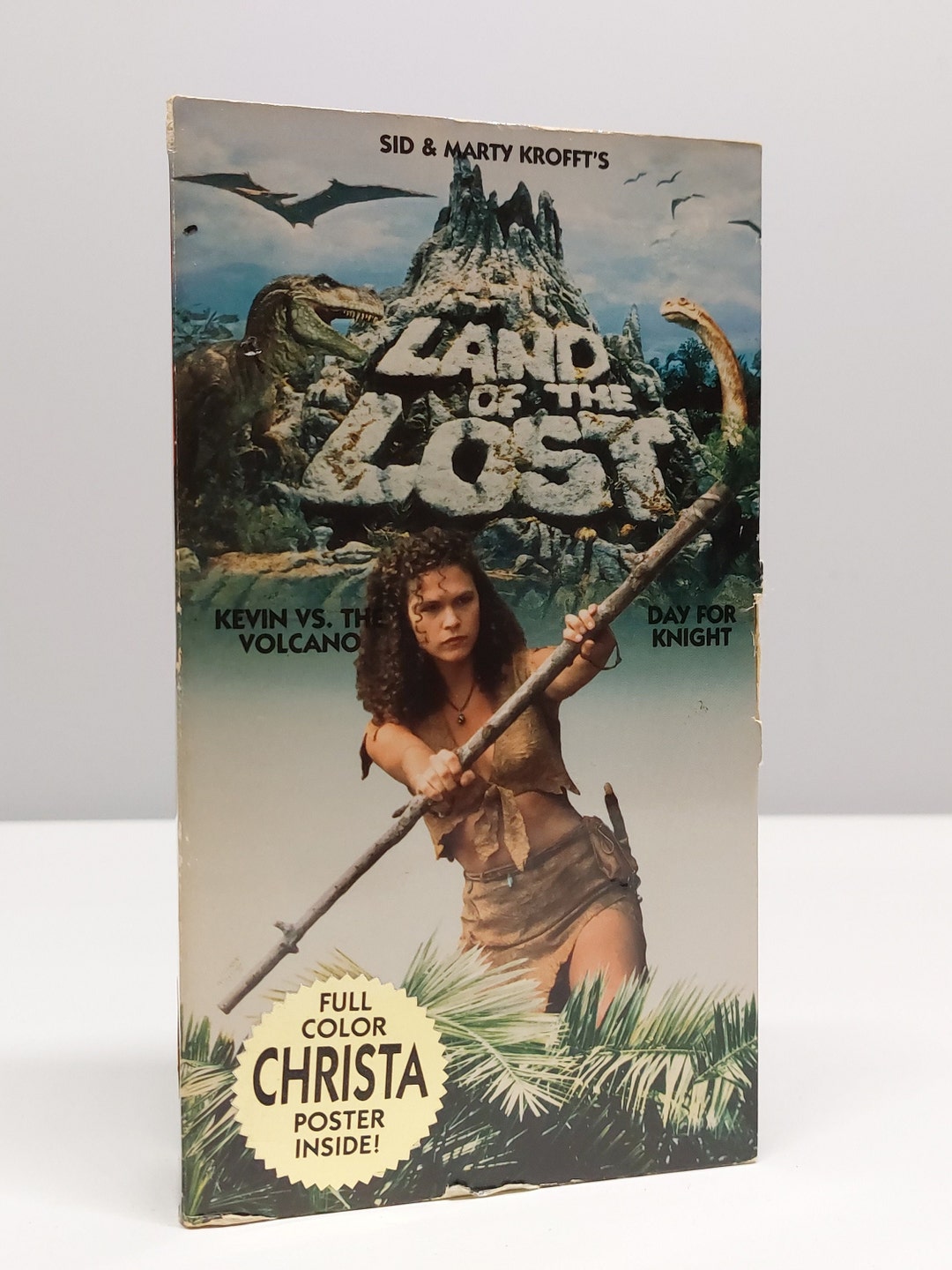 VHS Tape Land of the Lost: Kevin Vs. the Volcano / Day for - Etsy