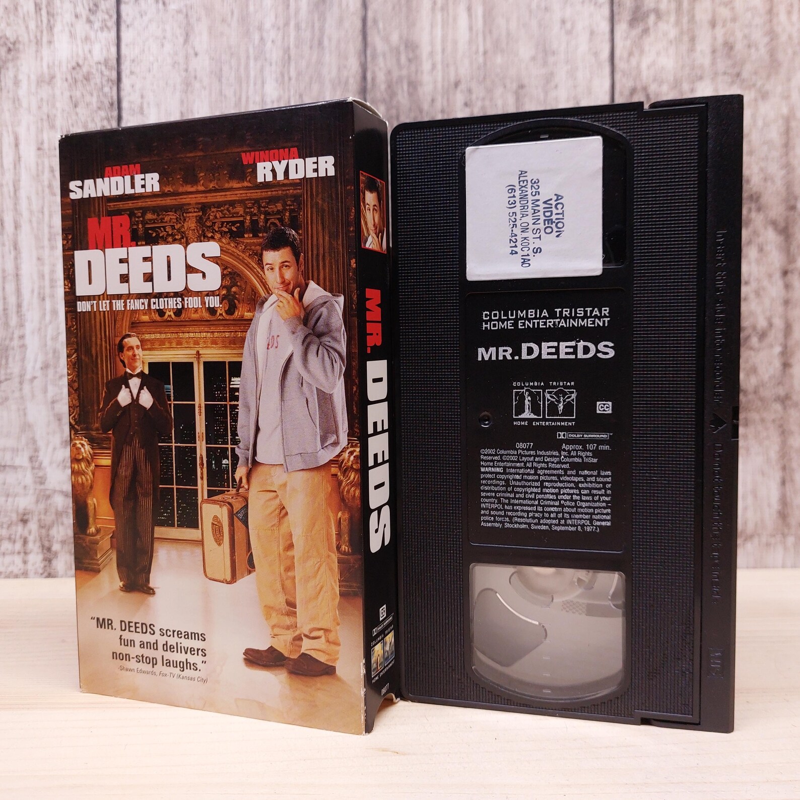 Mr. Deeds (2002) | Used VHS Tape | Classic Movie Collectible - Etsy