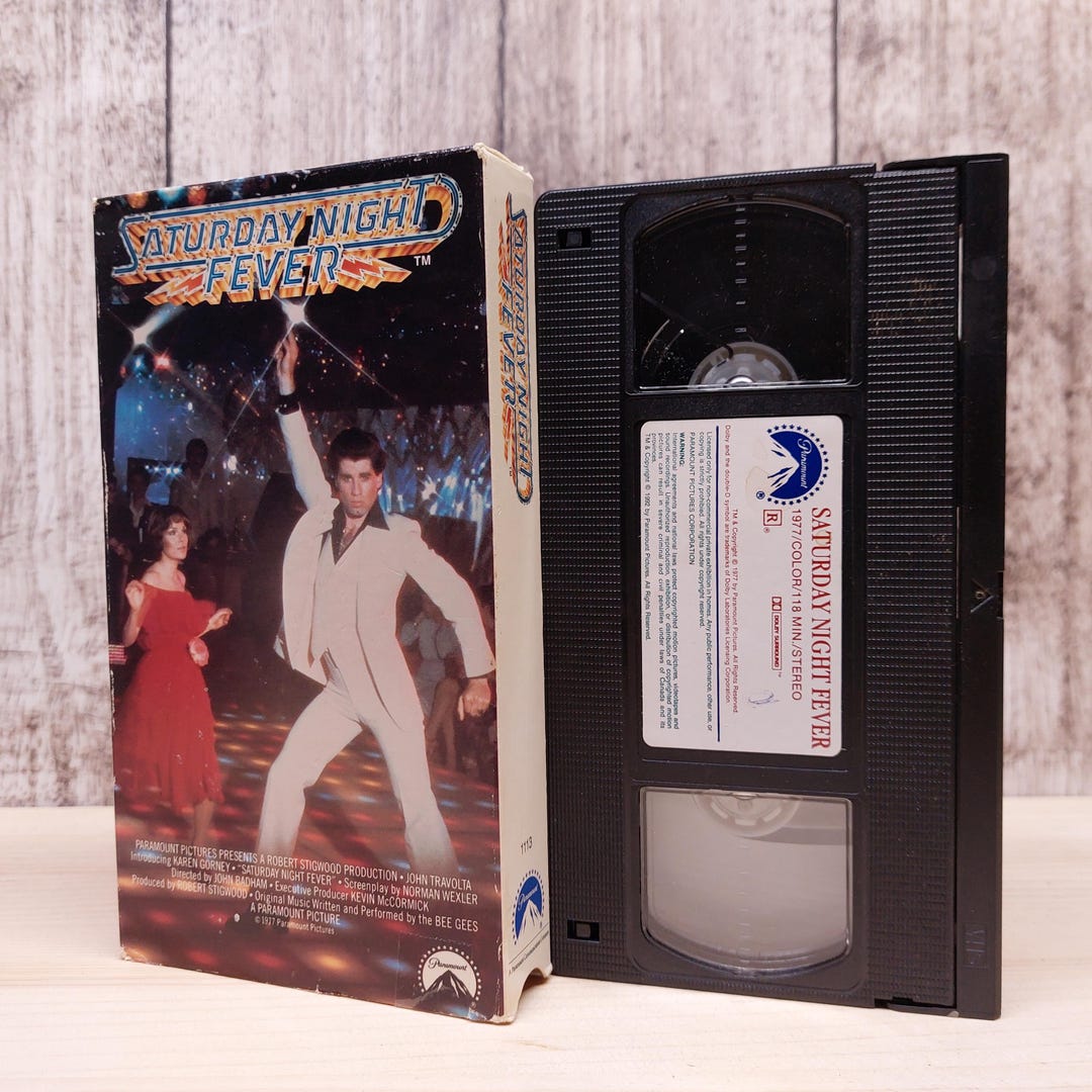 Saturday Night Fever (1977) | Used VHS Tape | Classic Movie Collectible ...