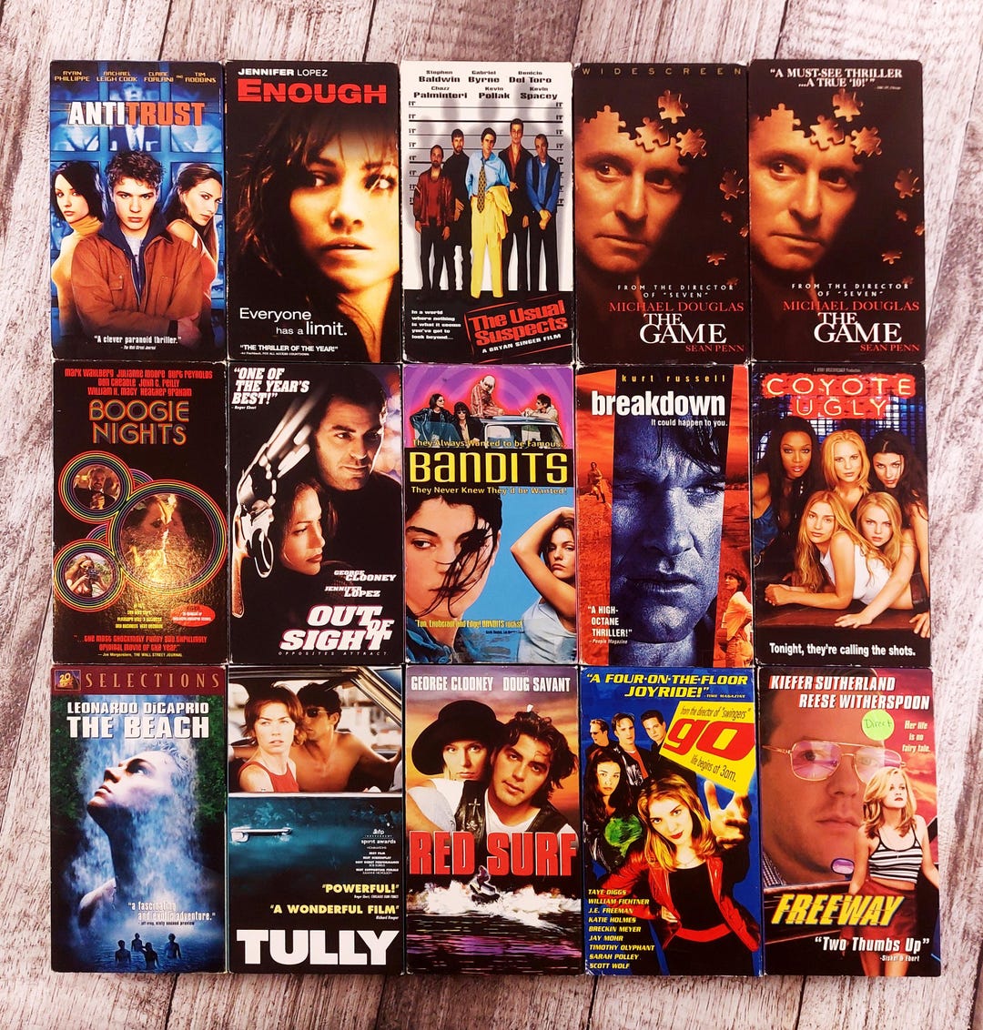 Used Vintage VHS Tapes Thriller, Crime, Drama 90s, 2000s Collectible ...