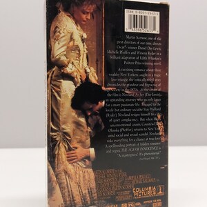 VHS Tape the Age of Innocence 1993 Nostalgic Movie - Etsy