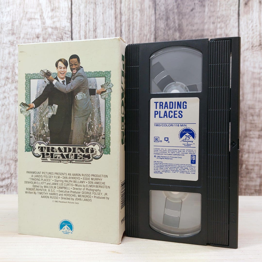 Trading Places (1983) | Used VHS Tape | Classic Movie Collectible - Etsy