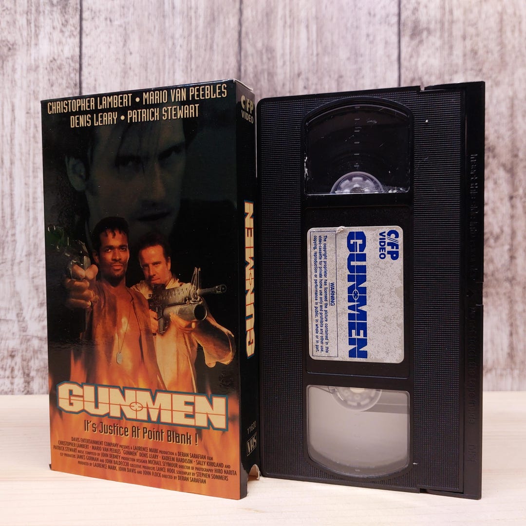 Gunmen 1993 Used VHS Tape Classic Movie Collectible - Etsy