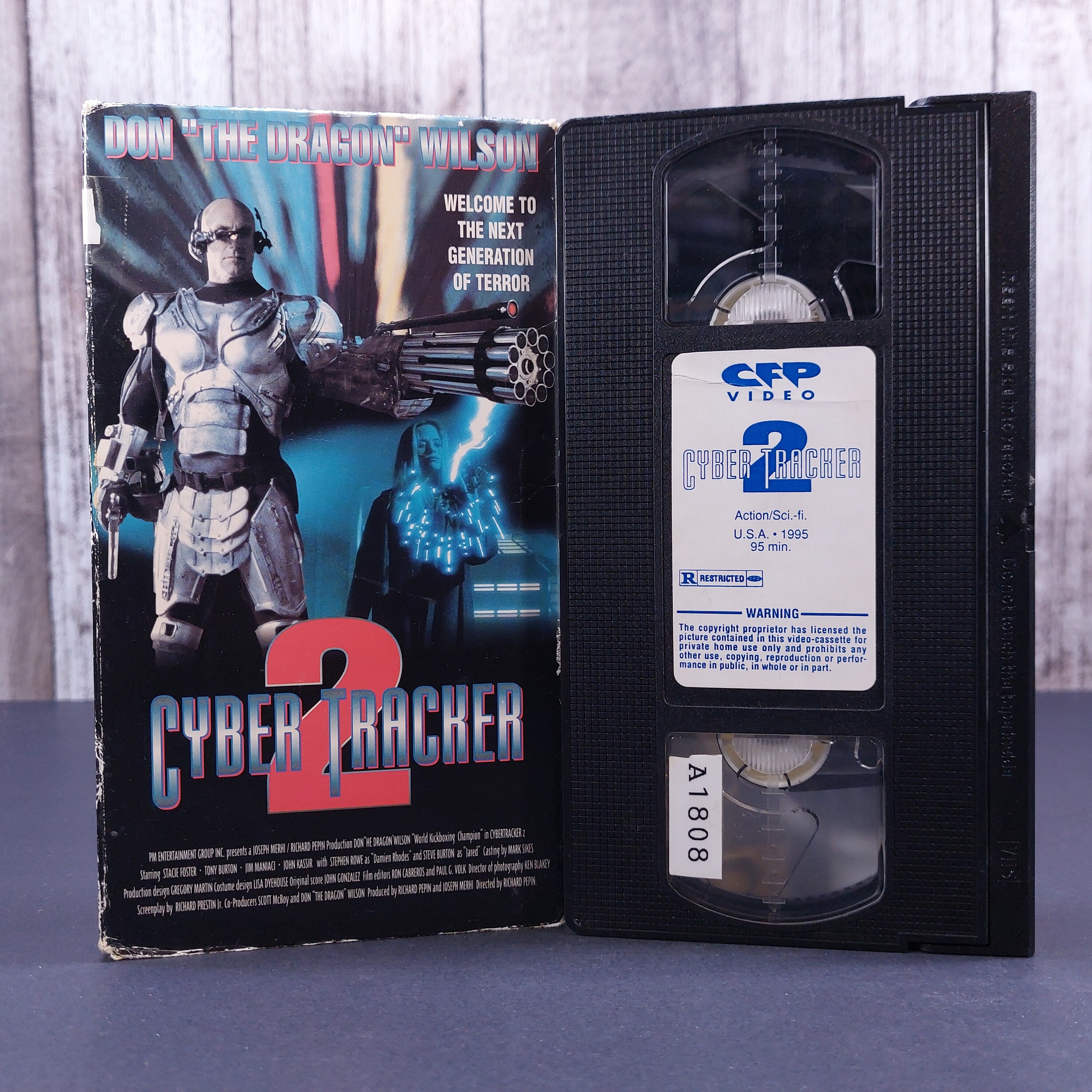Cyber-tracker 2 1995 Used VHS Tape Action Sci-fi Don - Etsy Canada