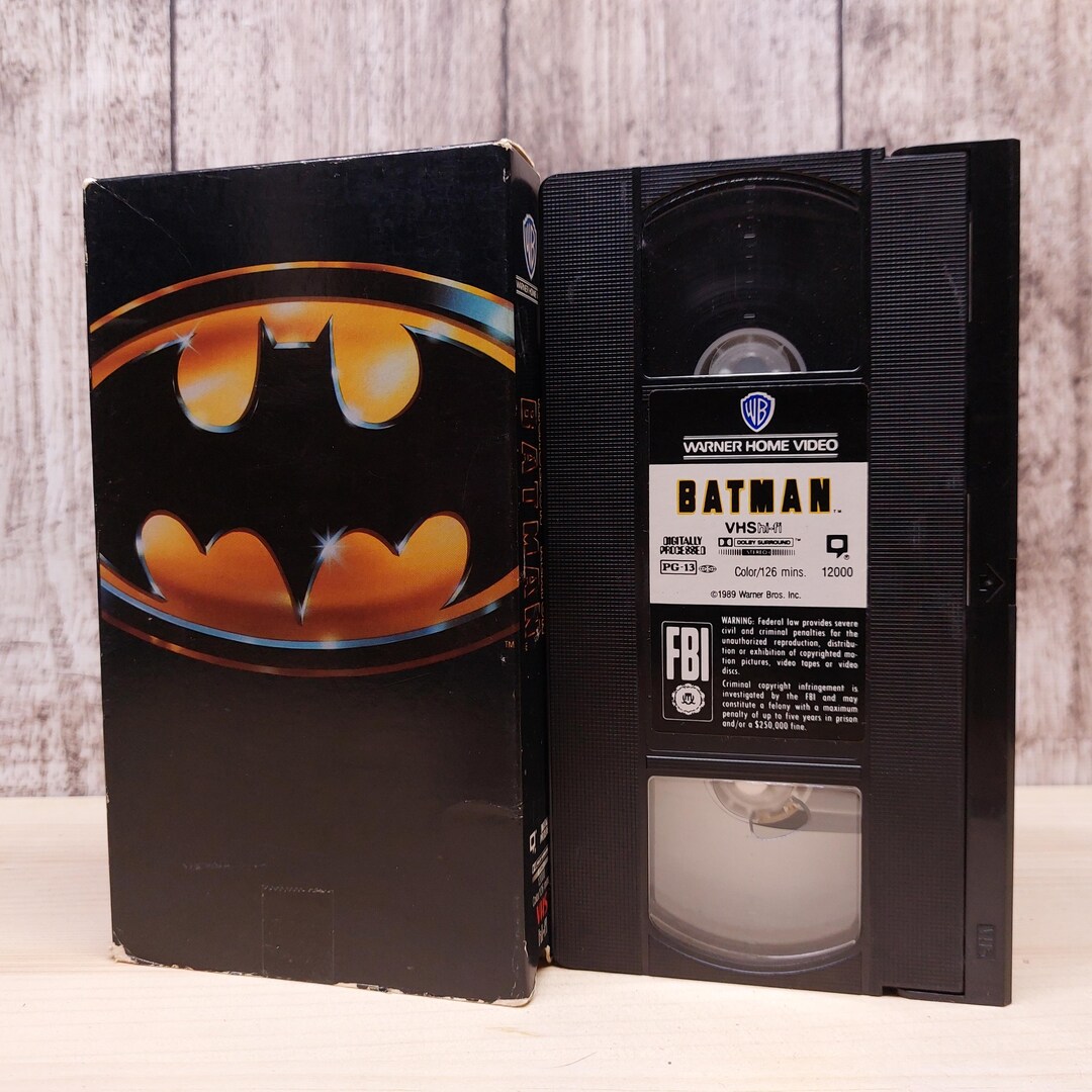 Batman (1989) | Used VHS Tape | Classic Movie Collectible - Etsy