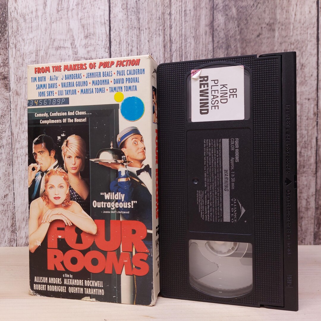 Four Rooms (1995) | Used VHS Tape | Classic Movie Collectible - Etsy