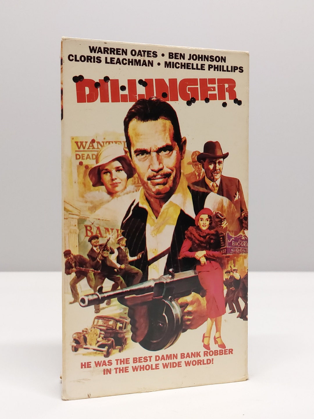 VHS Tape Dillinger 1973 Vintage Retro Movie Collector - Etsy