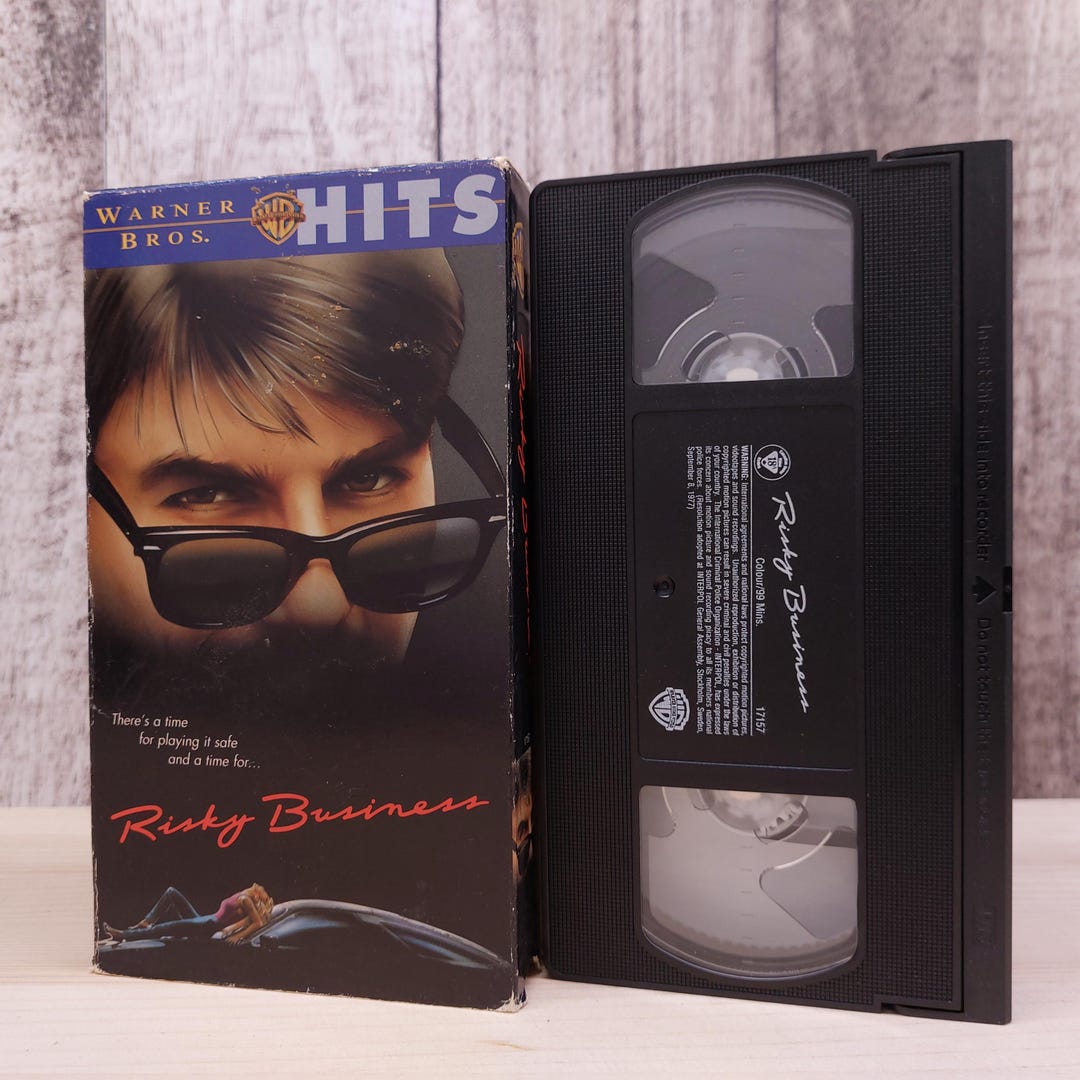 Risky Business (1983) | Vintage VHS Tape | Retro Movie Collectible ...