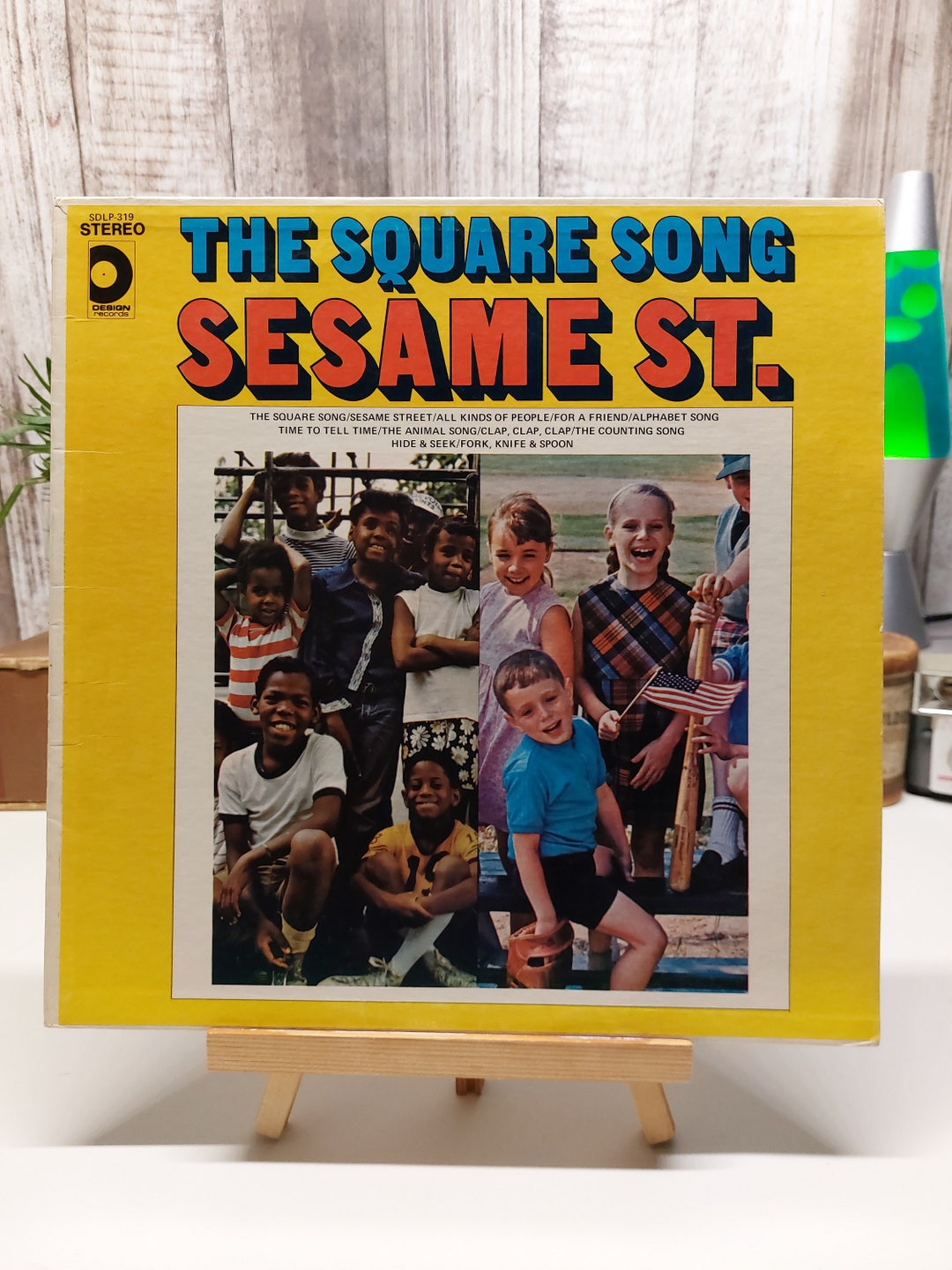 Sesame Street the Square Song 1970 SDLP-319 Used Vintage Vinyl Record ...