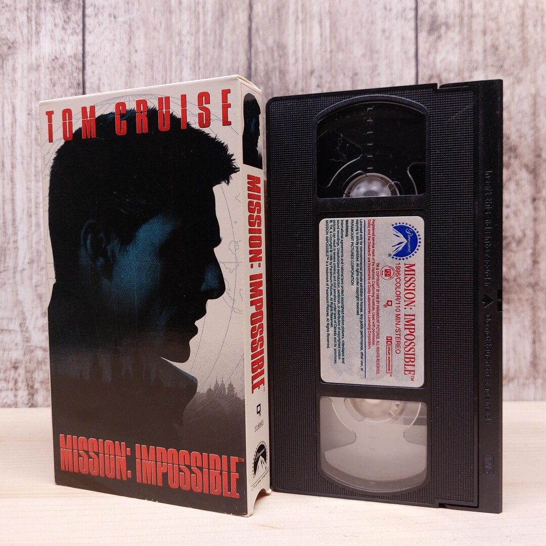 Mission: Impossible (1996) | Used VHS Tape | Classic Movie Collectible ...