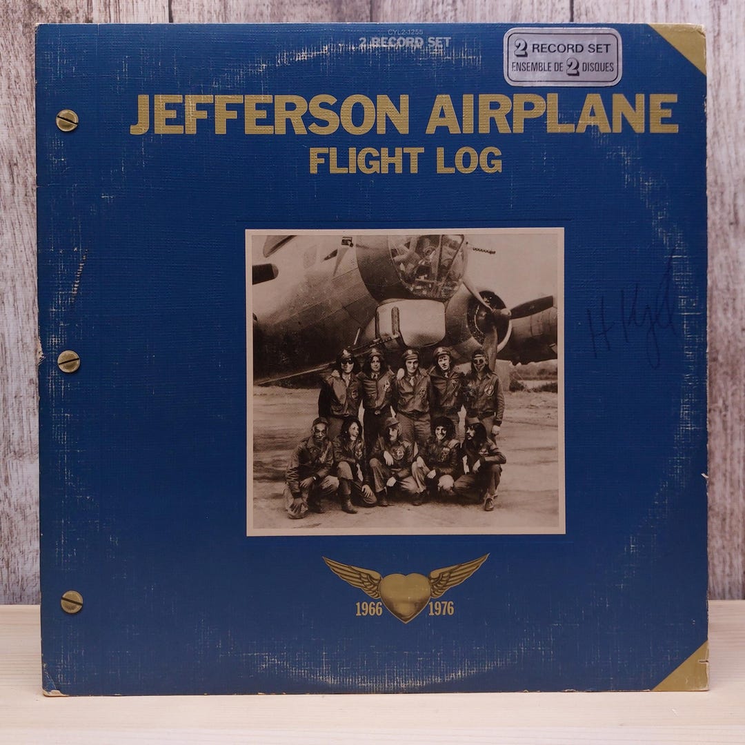 Jefferson Airplane - Flight Log (1977) [CYL2-1255] | Used Vintage Vinyl ...