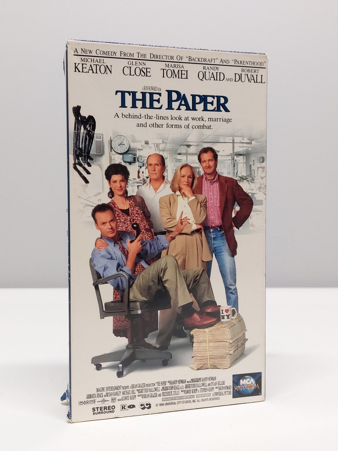 The Paper 1994 Used VHS Tape Visit Our New Website Ejectvhs.com - Etsy