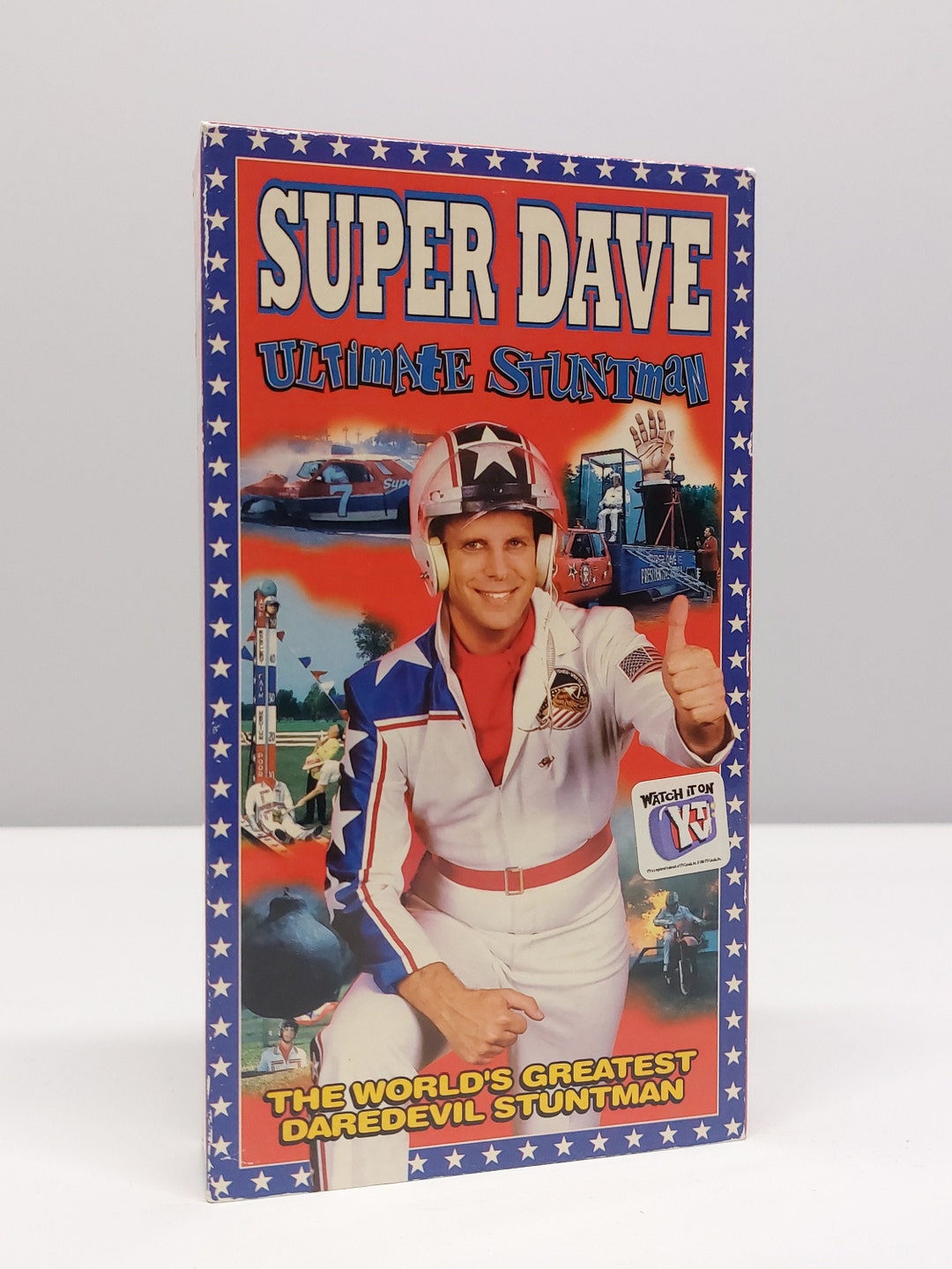 VHS Tape Super Dave Ultimate Stuntman 1996 Nostalgic - Etsy