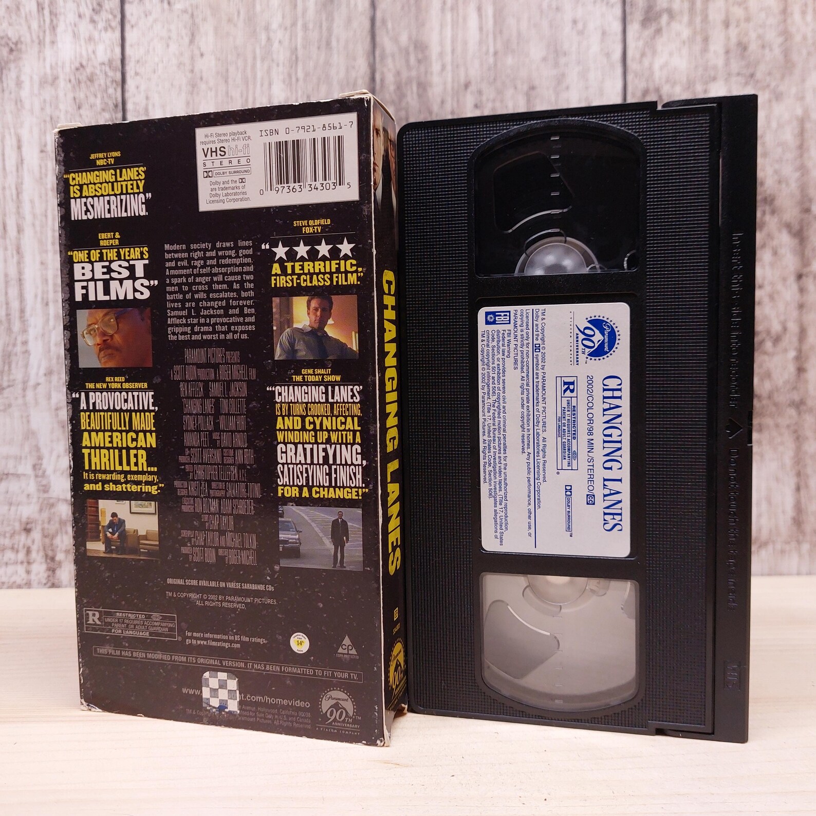 Changing Lanes (2002) | Used VHS Tape | Classic Movie Collectible - Etsy