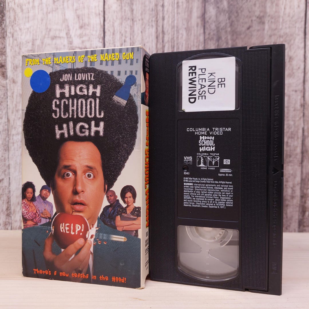High School High (1996) | Vintage VHS Tape | Retro Movie Collectible ...