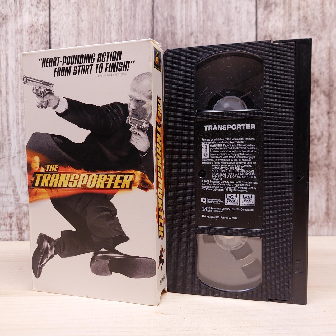 The Transporter (2002) | Used VHS Tape | Classic Movie Collectible - Etsy