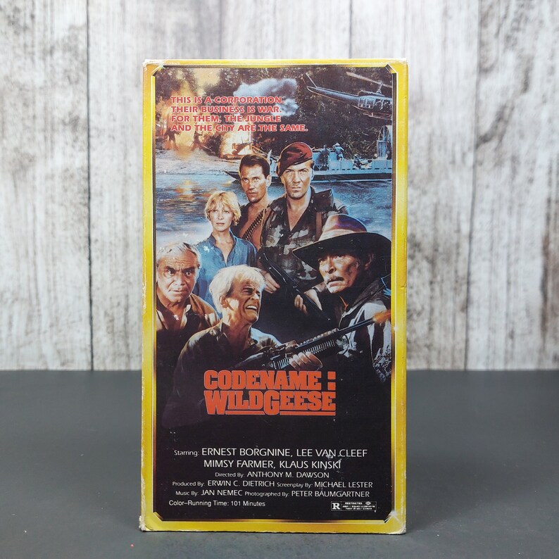 Code Name: Wild Geese 1984 Used VHS Tape Action - Etsy