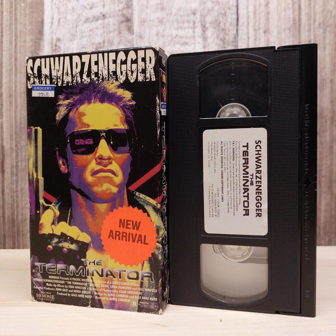 The Terminator (1984) | Used VHS Tape | Classic Movie Collectible - Etsy