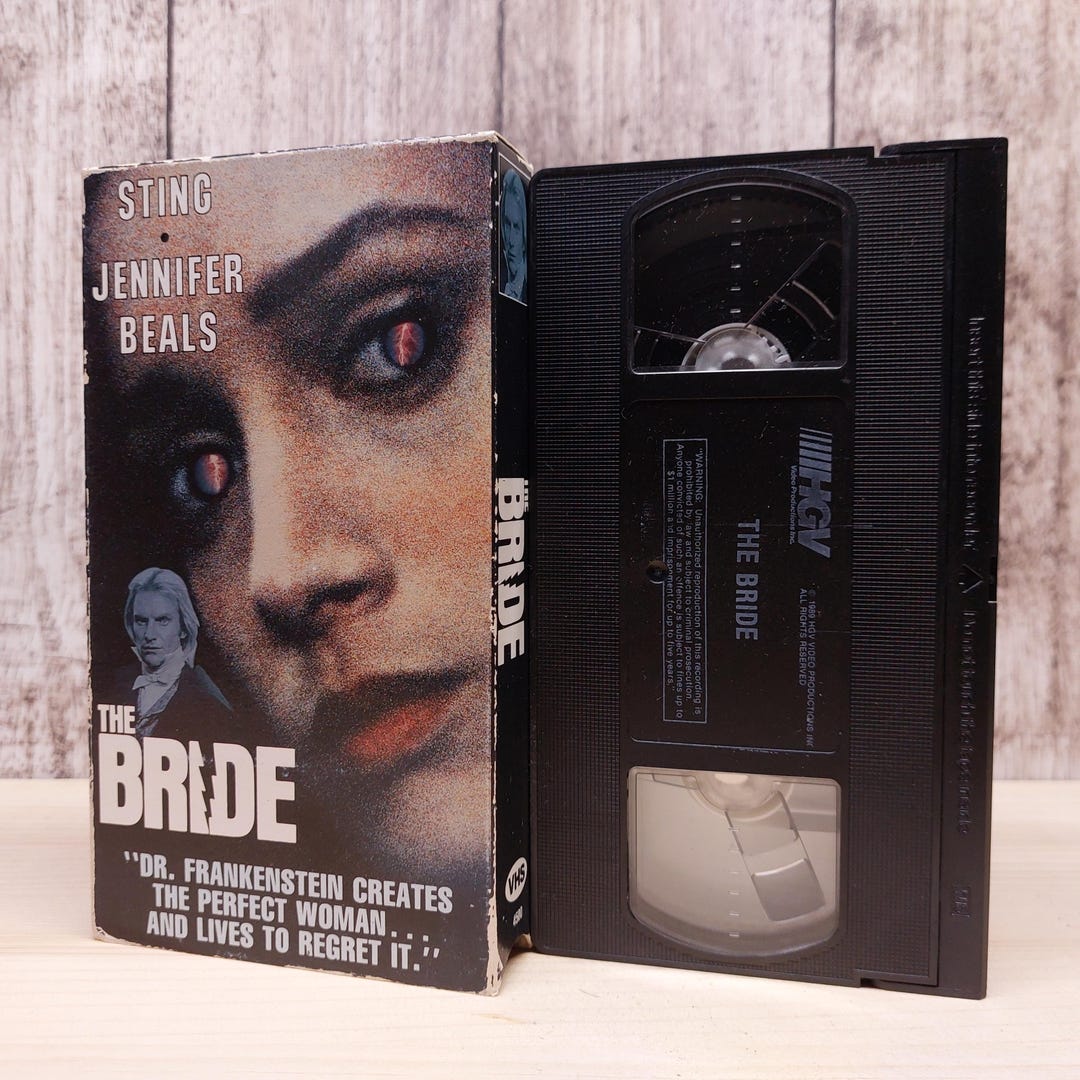 The Bride (1985) | Used VHS Tape | Classic Movie Collectible - Etsy