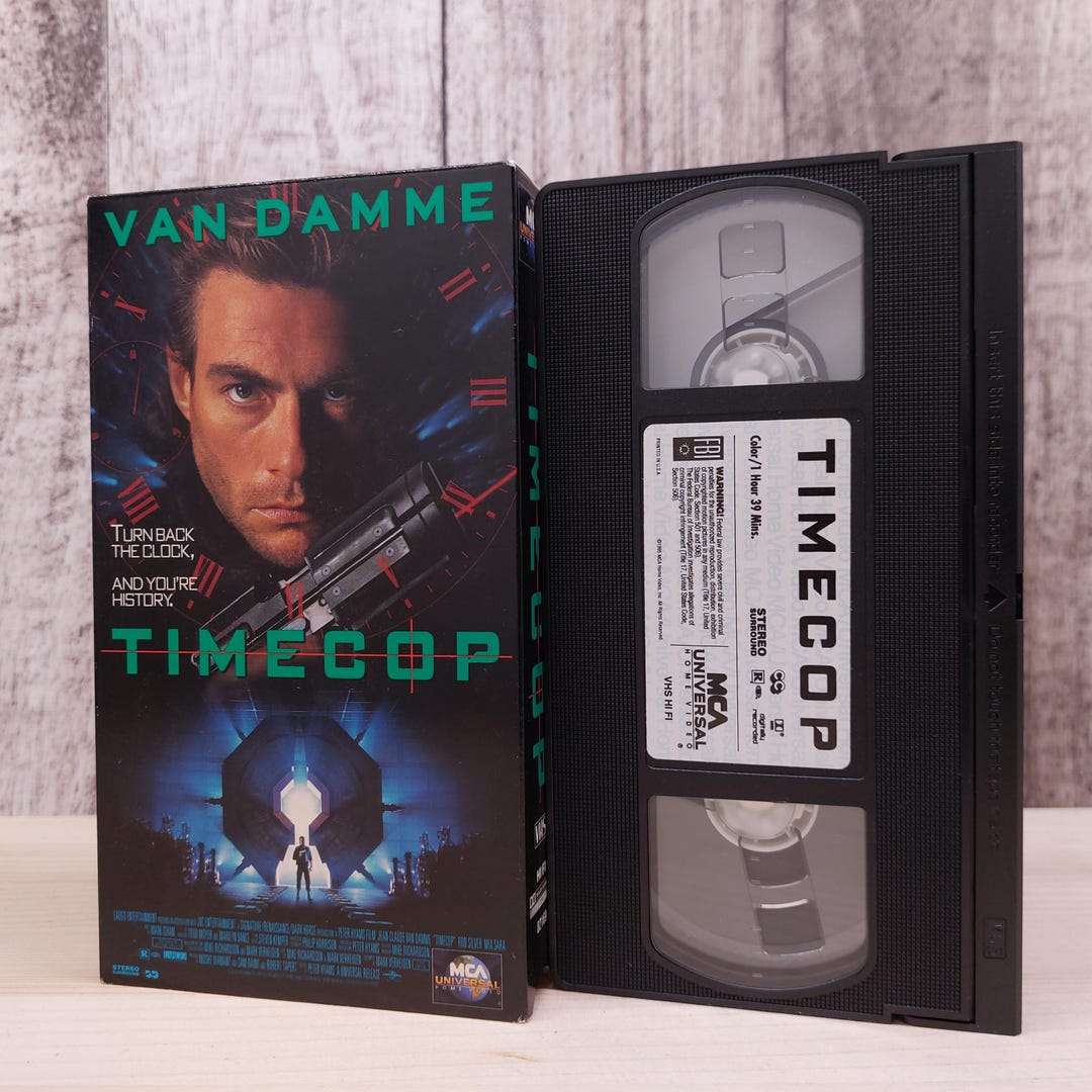 Timecop (1994) | Used VHS Tape | Classic Movie Collectible - Etsy