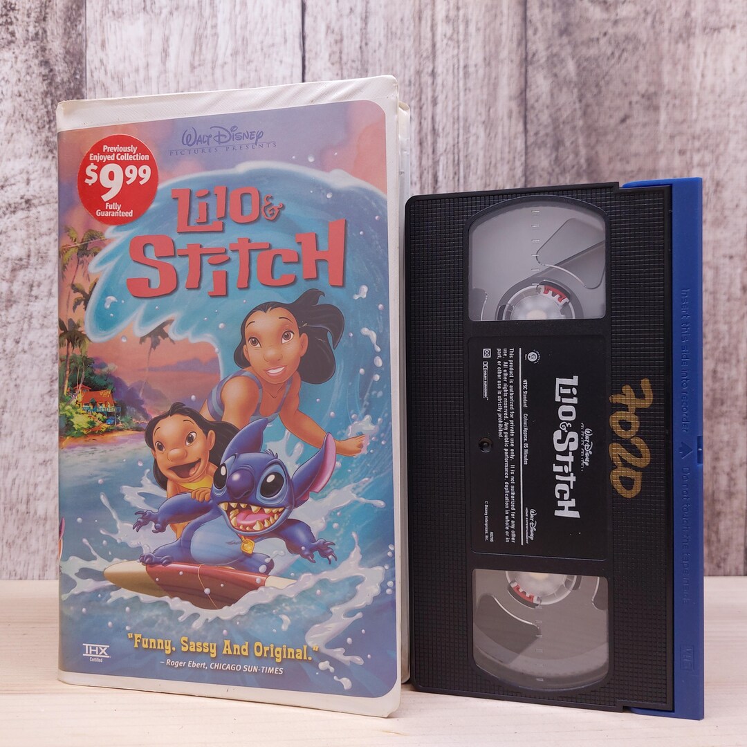 Lilo & Stitch (2002) | Used VHS Tape | Classic Movie Collectible - Etsy