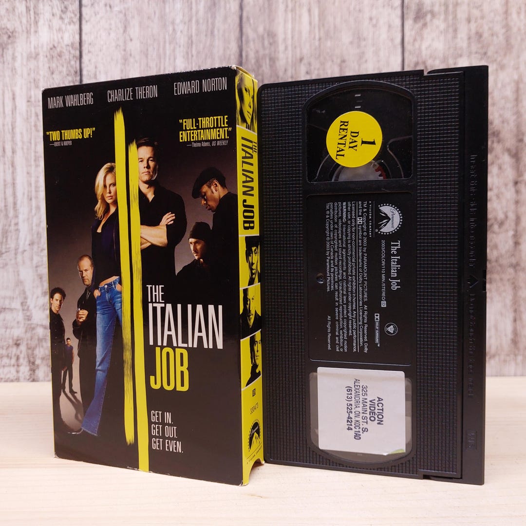 The Italian Job (2003) | Vintage VHS Tape | Retro Movie Collectible ...