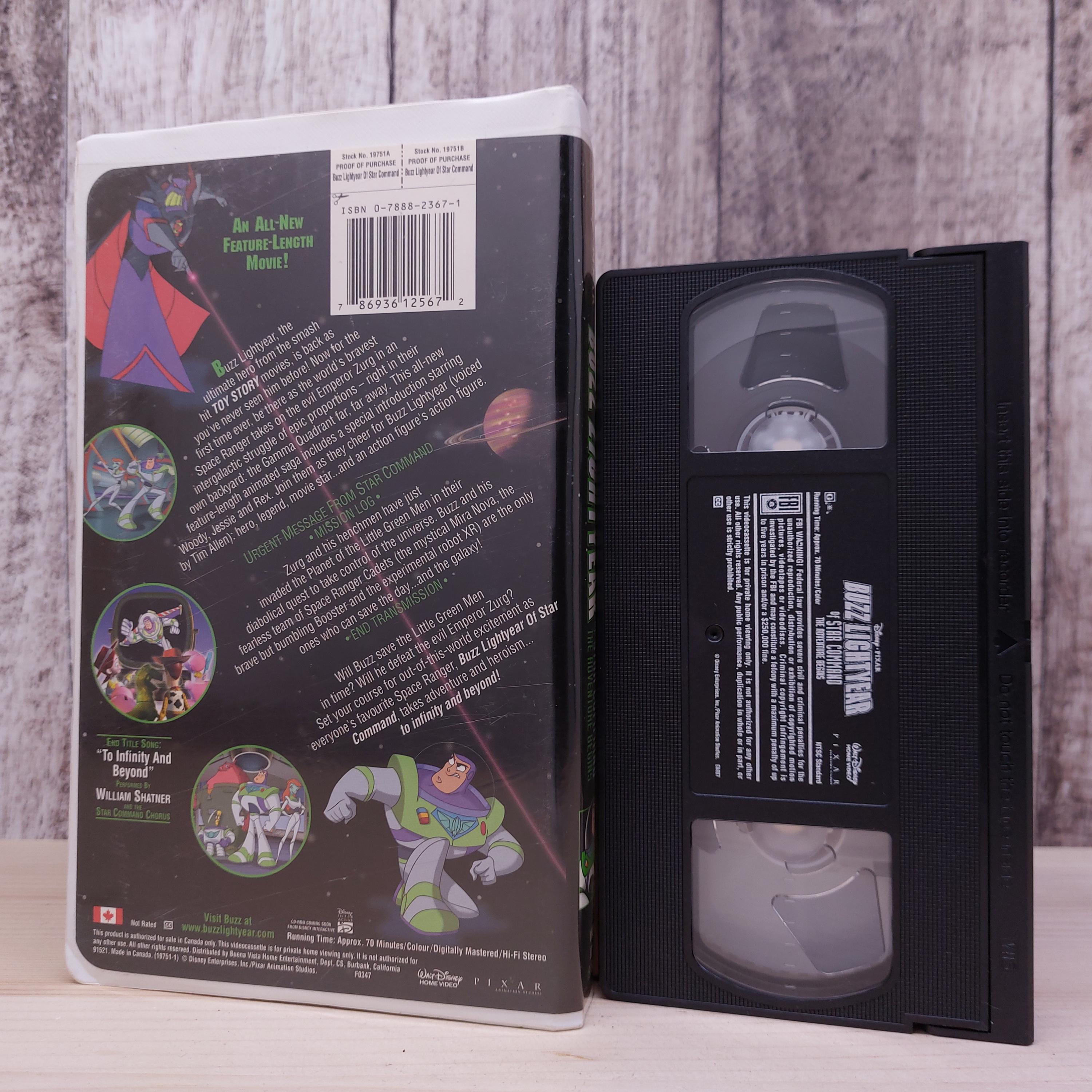 Buzz Lightyear of Star Command: the Adventure Begins (2000) | Used VHS ...