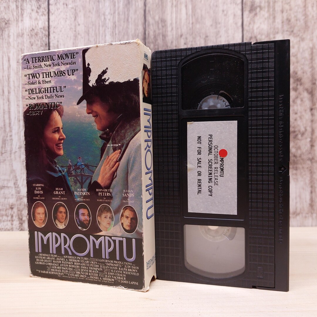 Impromptu (1991) | Used VHS Tape | Classic Movie Collectible - Etsy