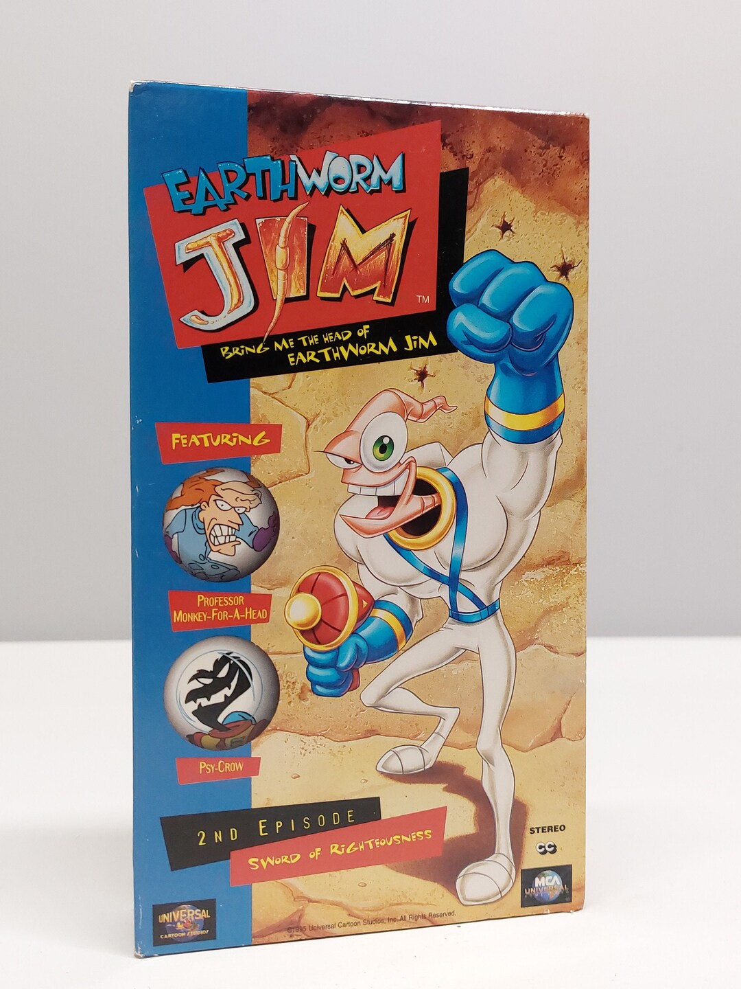VHS Tape Earthworm Jim Volume 1: Bring Me the Head / - Etsy