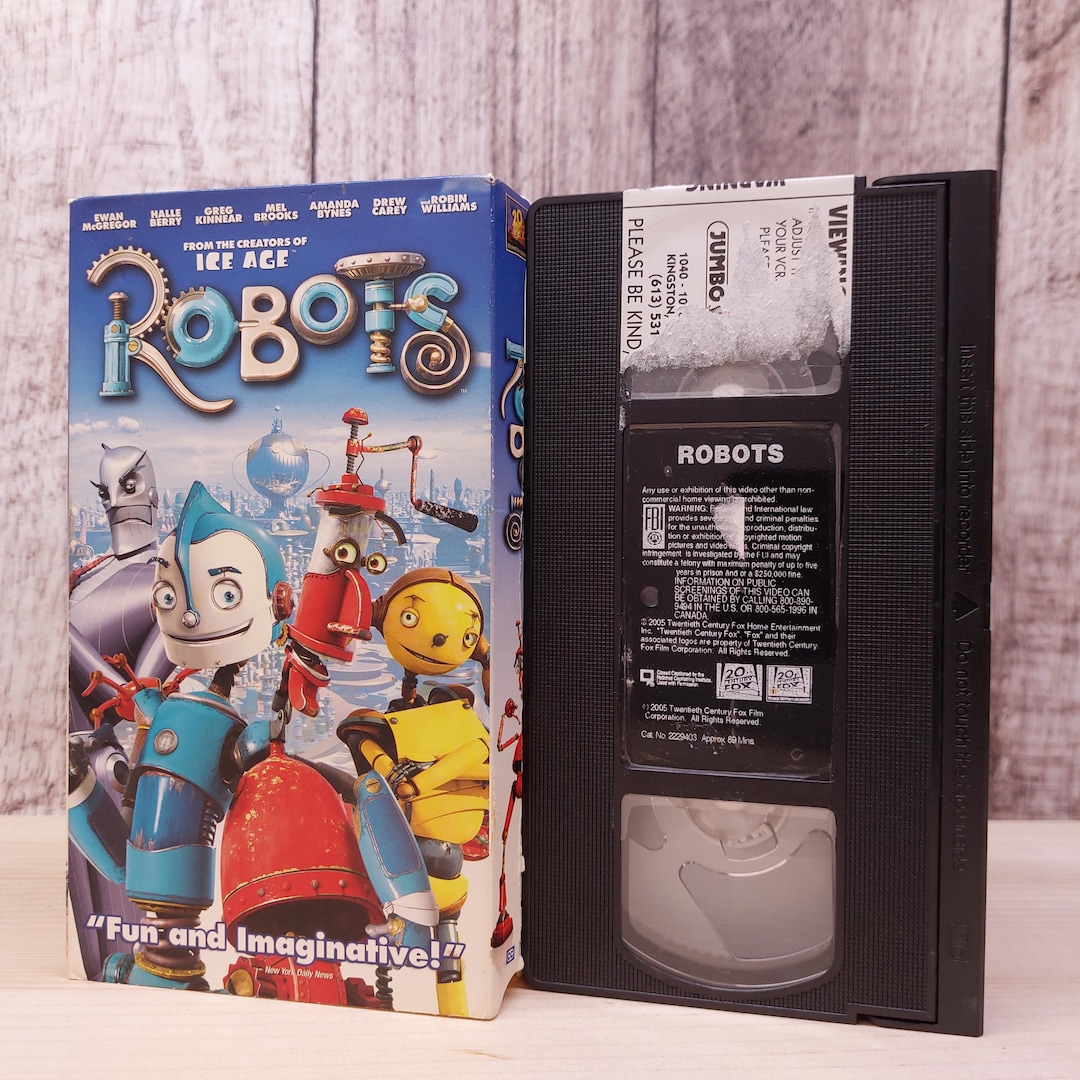 Robots (2005| Used VHS Tape | Classic Movie Collectible - Etsy