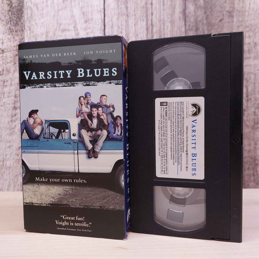 Varsity Blues (1999) | Used VHS Tape | Classic Movie Collectible - Etsy