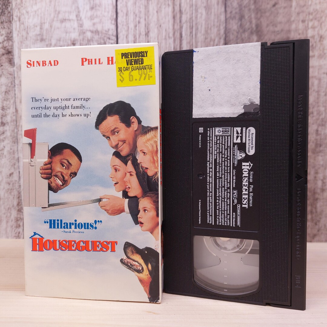 Houseguest (1995) | Vintage VHS Tape | Retro Movie Collectible ...