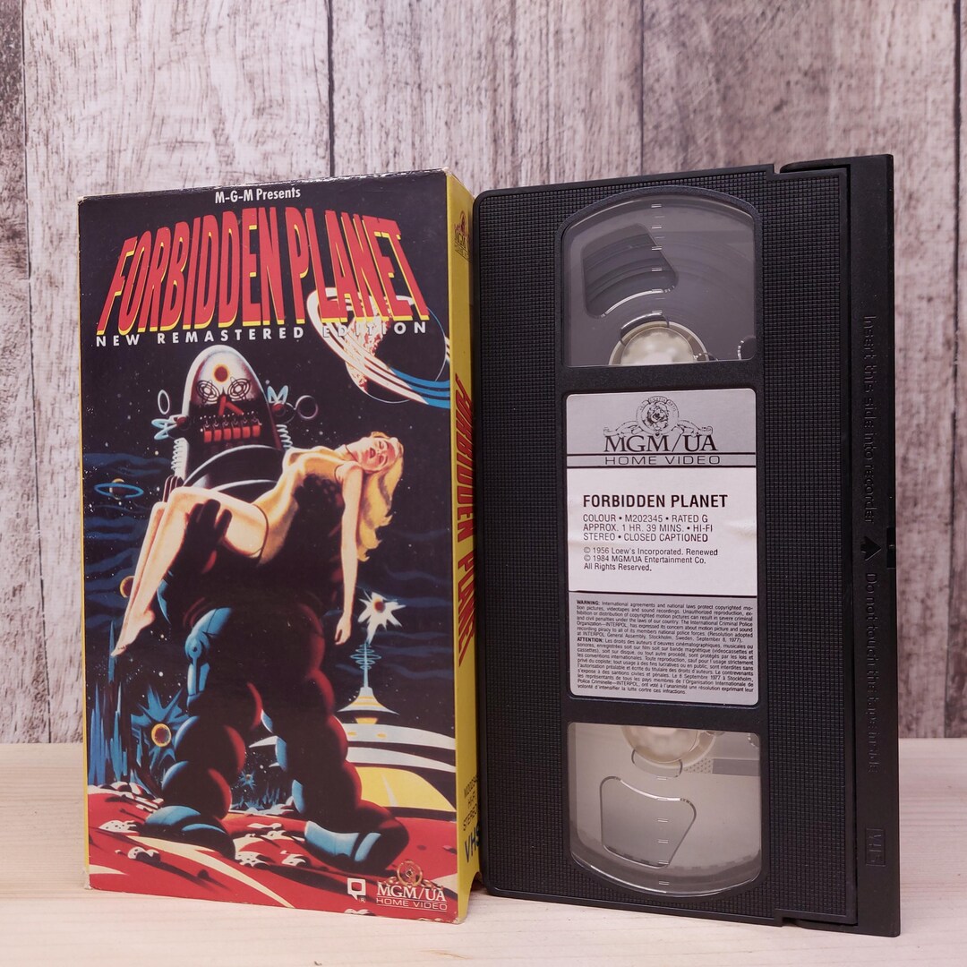 Forbidden Planet (1956) | Used VHS Tape | Classic Movie Collectible - Etsy
