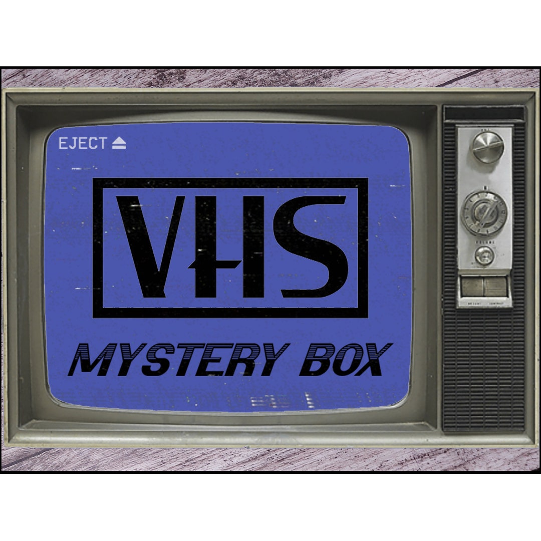 VHS Tape Mystery Box 3 THREE Vintage Used VHS Tapes Blockbuster Movie ...