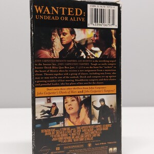 Vampires: Los Muertos 2002 VHS Tape Vintage Retro Movie Collector Video Store Nostalgia Unique ...