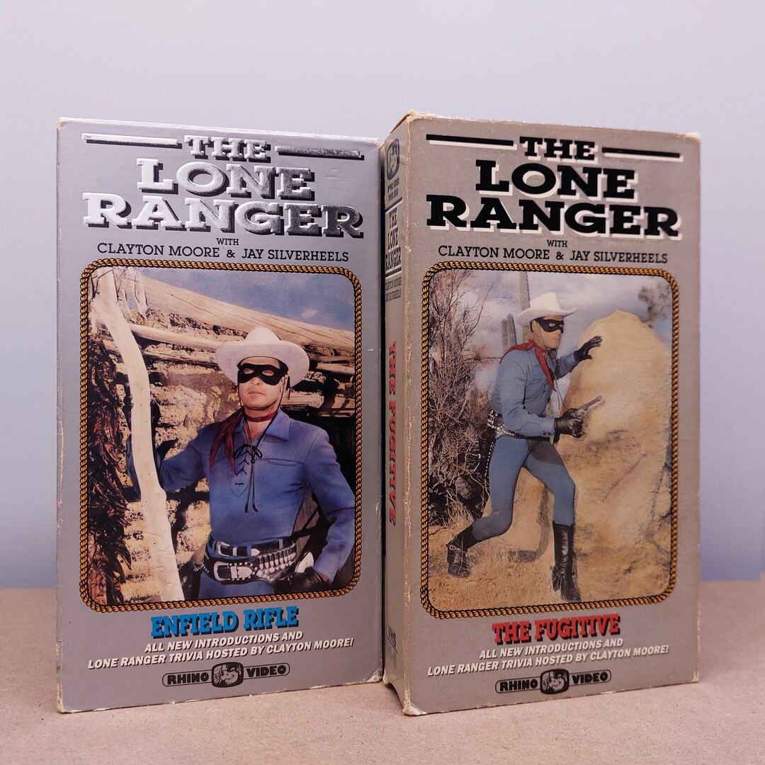 The Lone Ranger | 2 (TWO) Tape Used VHS Lot - Etsy