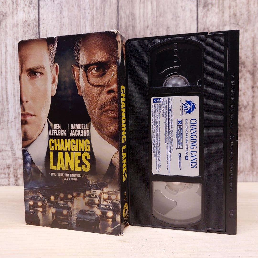 Changing Lanes 2002 Used VHS Tape Classic Movie Collectible - Etsy