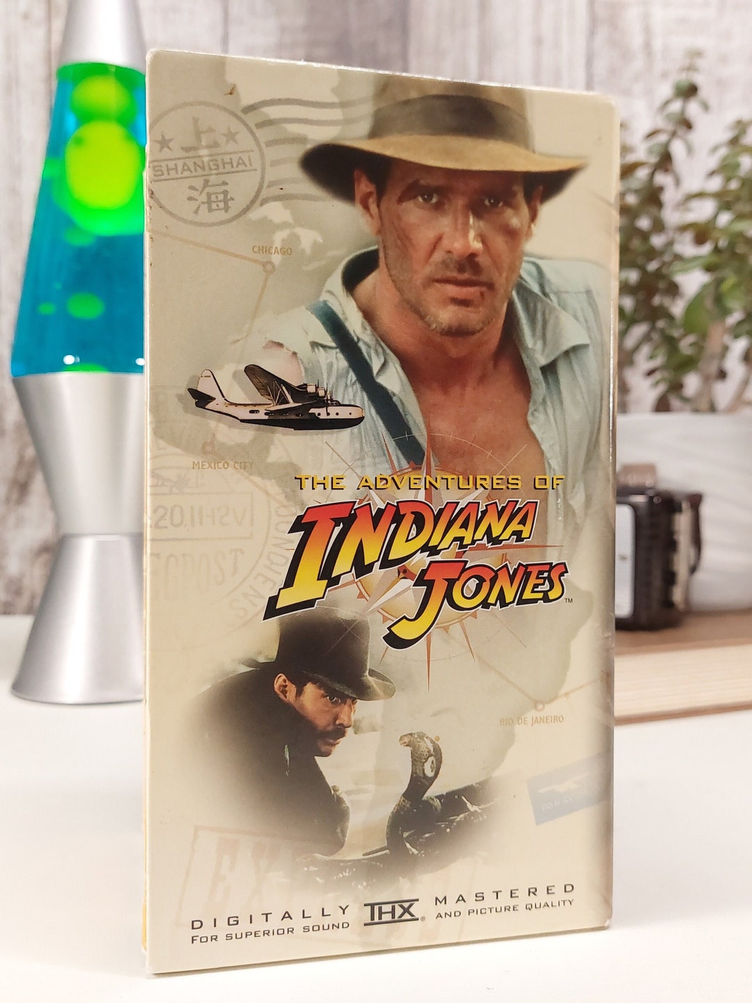The Adventures of Indiana Jones - 3 Tape Box Set | Vintage Used VHS ...