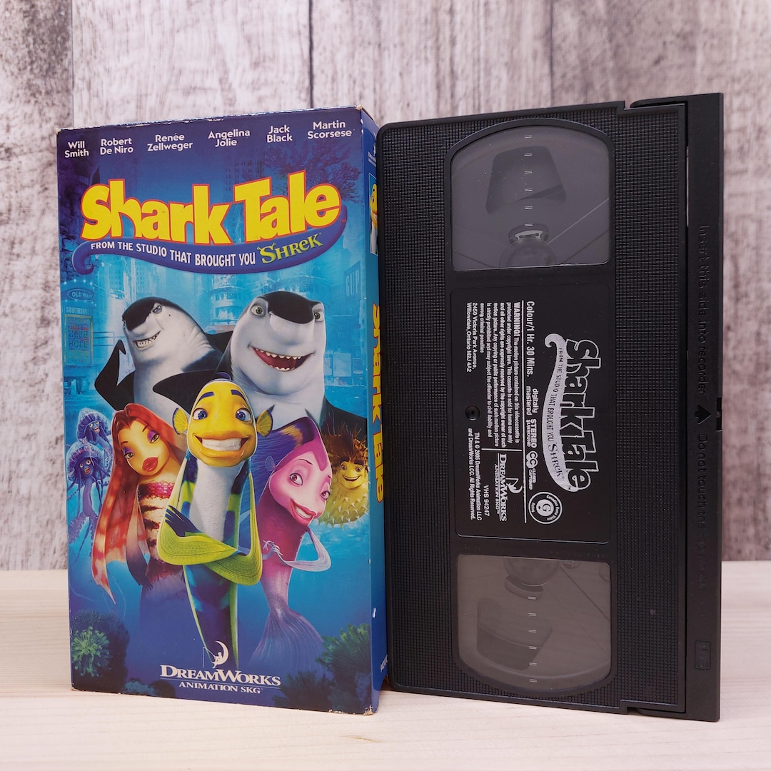 Shark Tale (2004) | Used VHS Tape | Classic Movie Collectible - Etsy