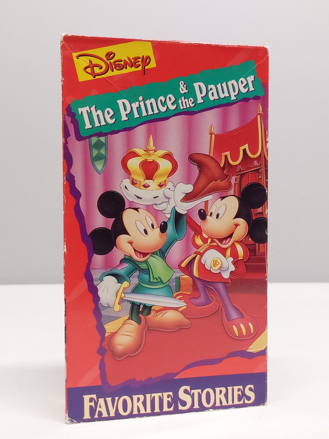 VHS Tape Disney Favorite Stories: the Prince and the Pauper - Etsy