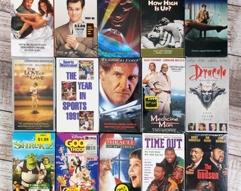 Sealed Vintage VHS Tapes Brand New & Factory Sealed 80s, 90s, 2000s and ...