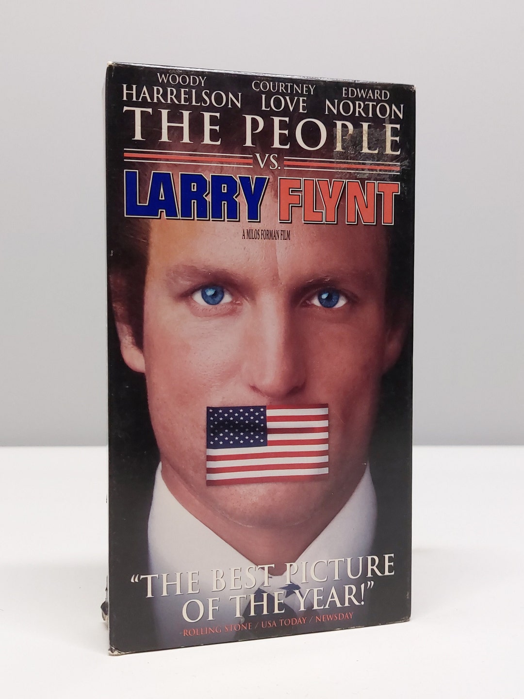 The People Vs. Larry Flynt 1996 VHS Tape Vintage Retro Movie Collector ...