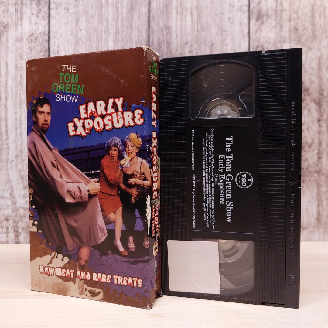 The Tom Green Show: Early Exposure 2001 Used VHS Tape Classic Movie Collectible - Etsy
