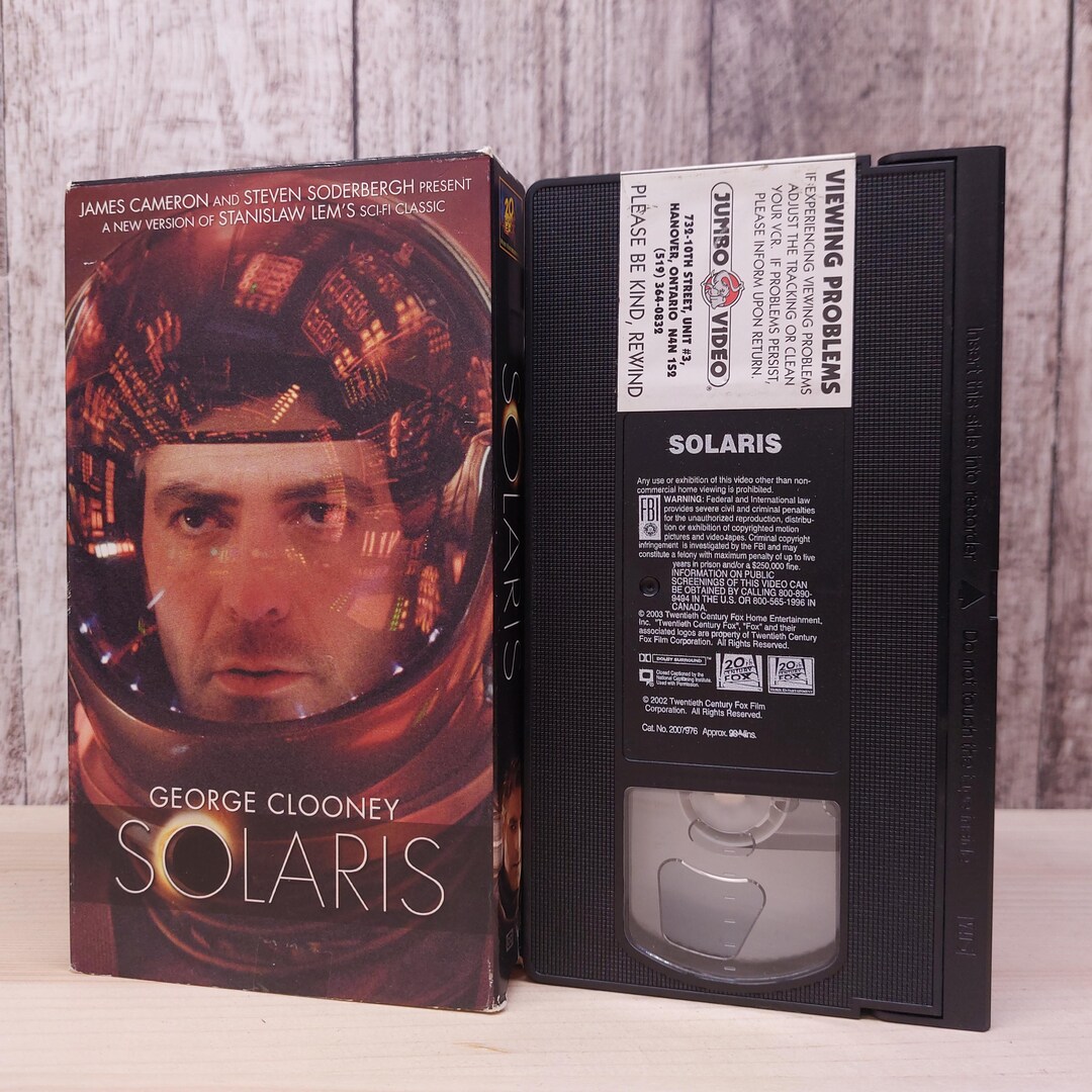 Solaris (2002) | Vintage VHS Tape | Retro Movie Collectible | Classic ...
