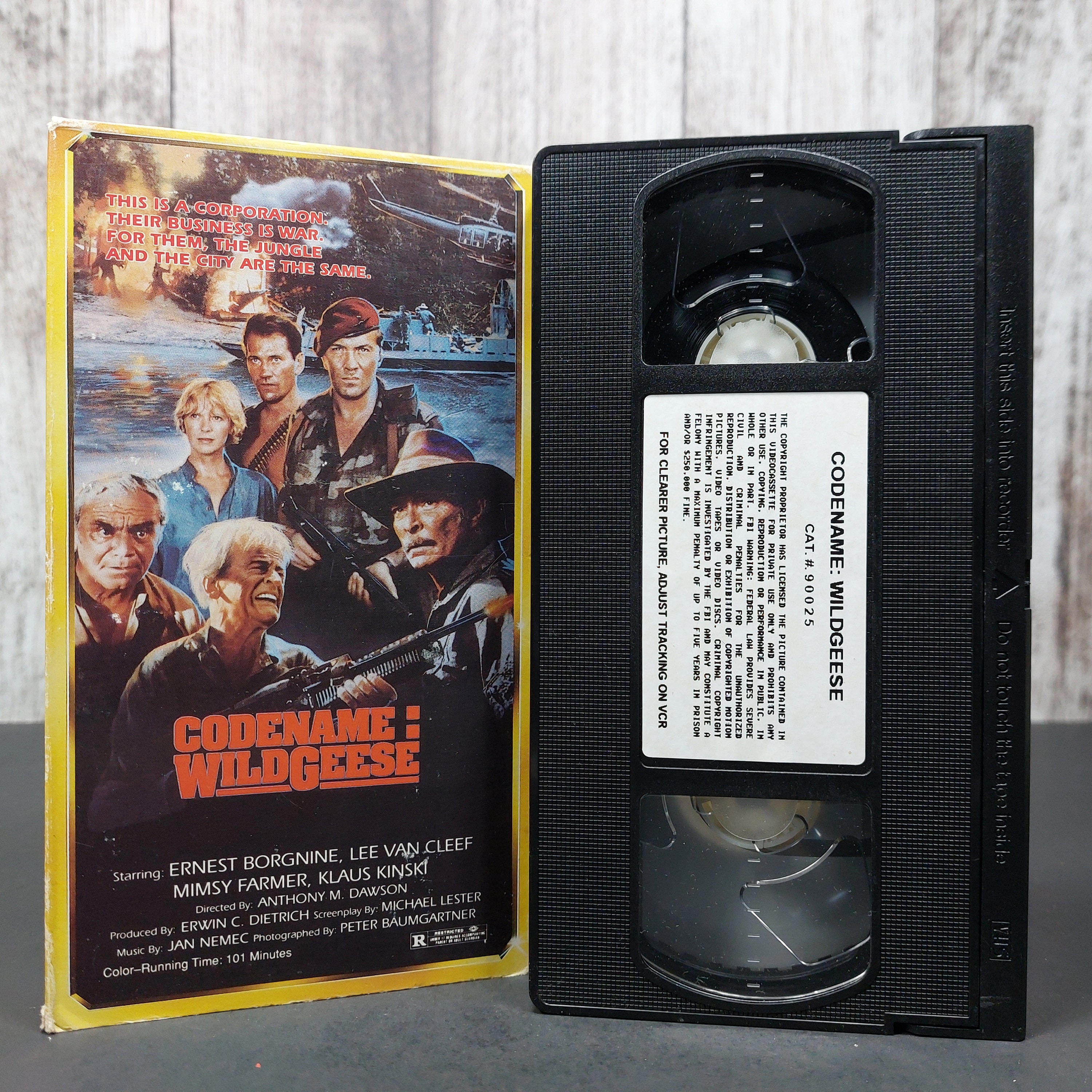 Code Name: Wild Geese 1984 Used VHS Tape Action - Etsy