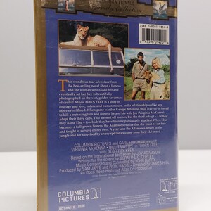 Born Free 1966 Used VHS Tape - Etsy