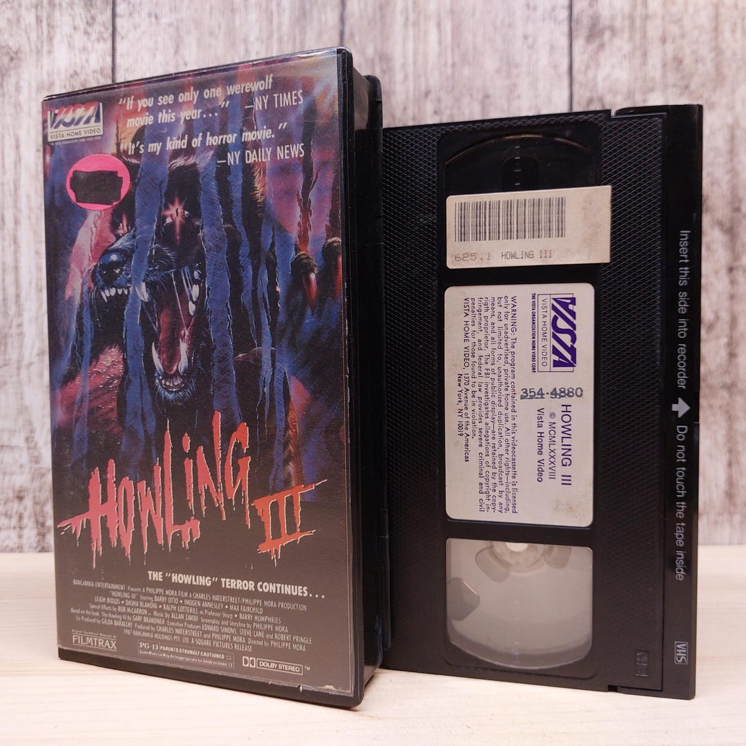 Howling III 1987 Used VHS Tape Classic Movie Collectible - Etsy