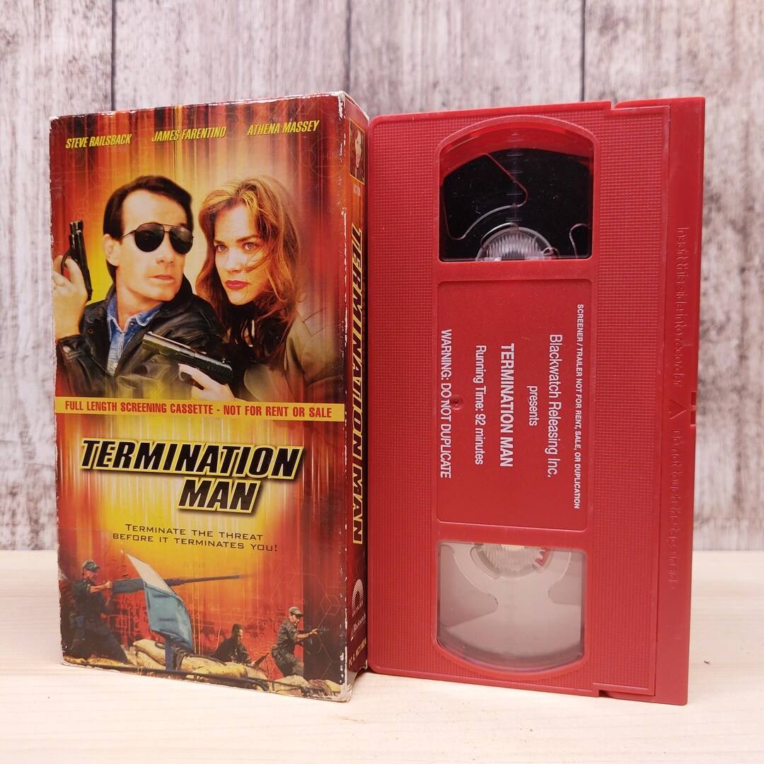 Termination Man (1998) | Used VHS Tape | Classic Movie Collectible - Etsy