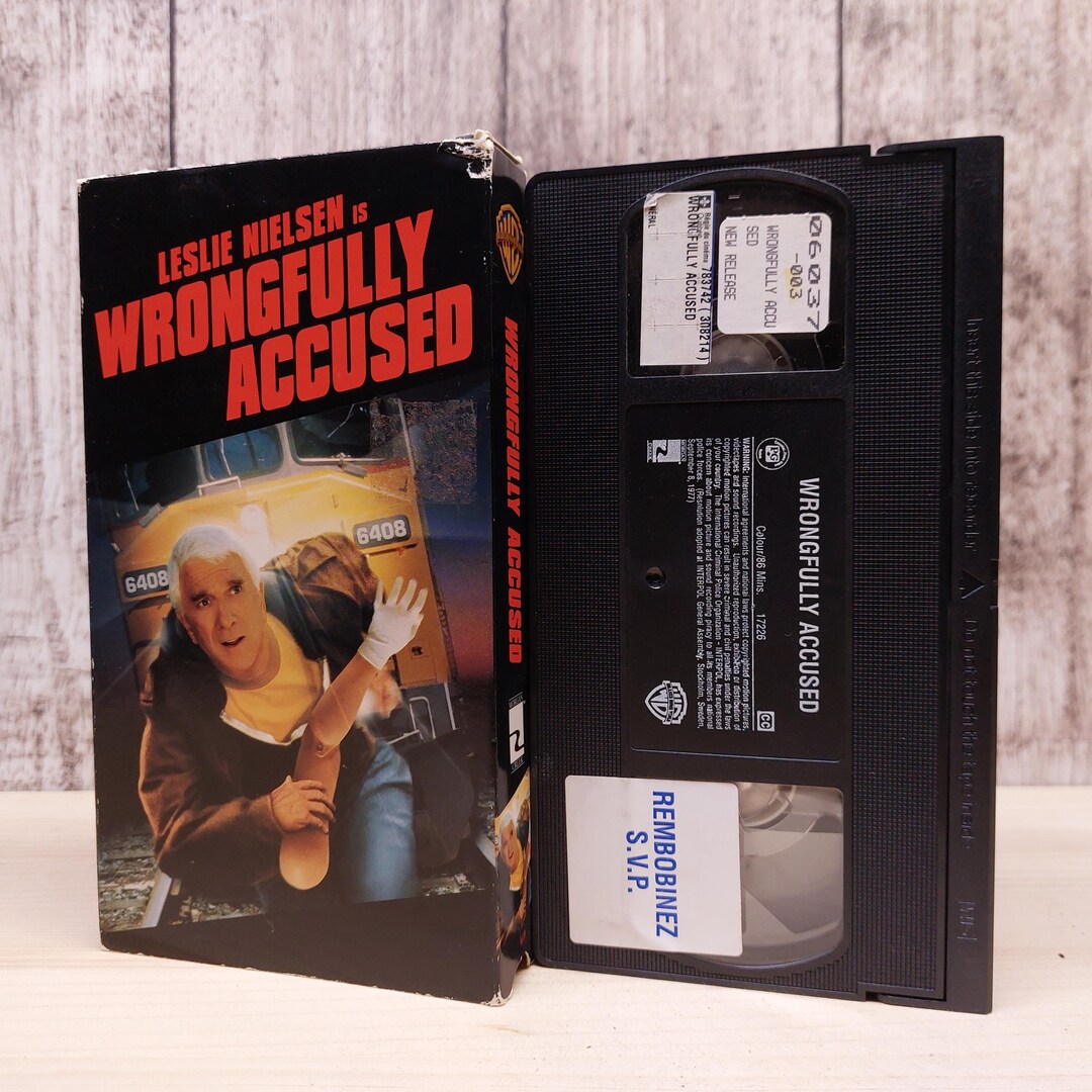 Wrongfully Accused (1998) | Used VHS Tape | Classic Movie Collectible - Etsy